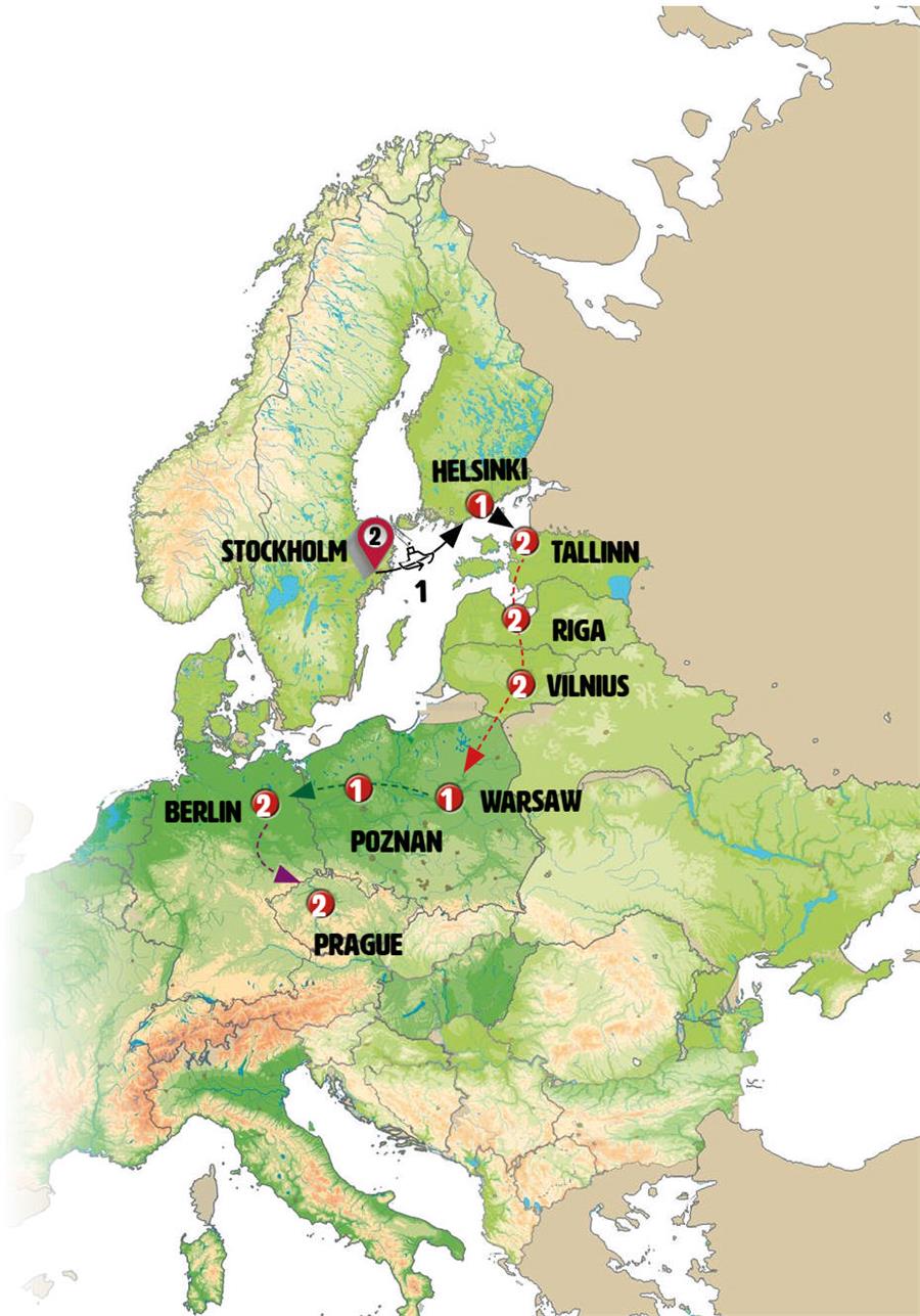 Baltic Capitals End Prague 2024 - Scandinavia, Baltus & Russia