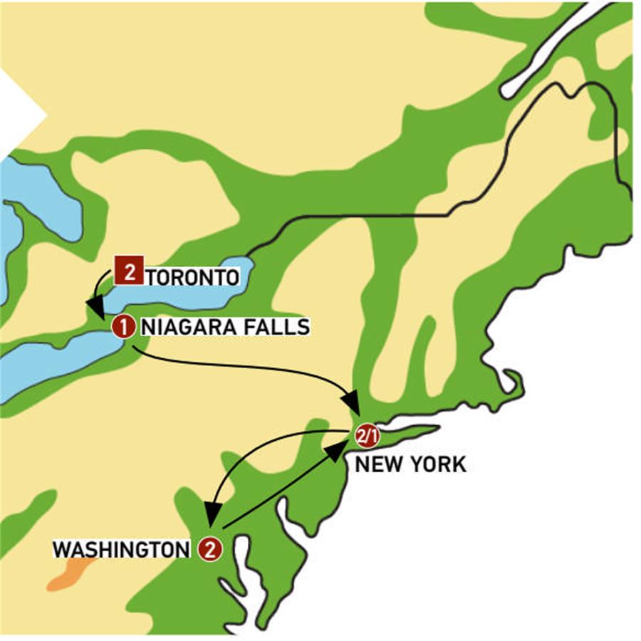 Tour | Toronto, Niagara with East Coast | Europamundo | 30387