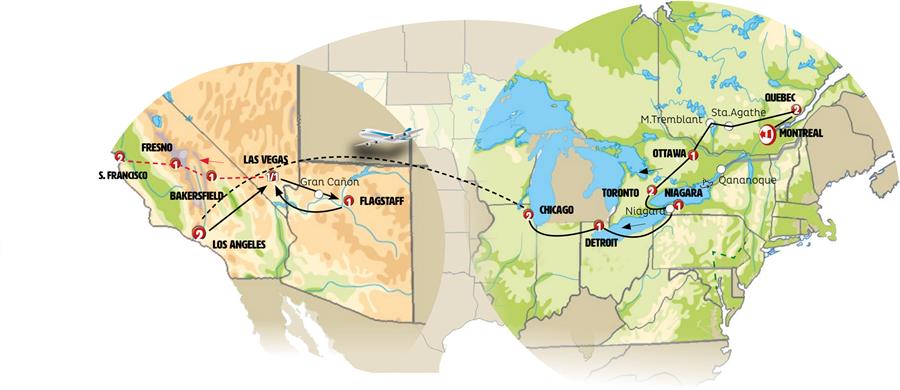 Tour | Canadian Capitals with Chicago and the entire West Coast ...