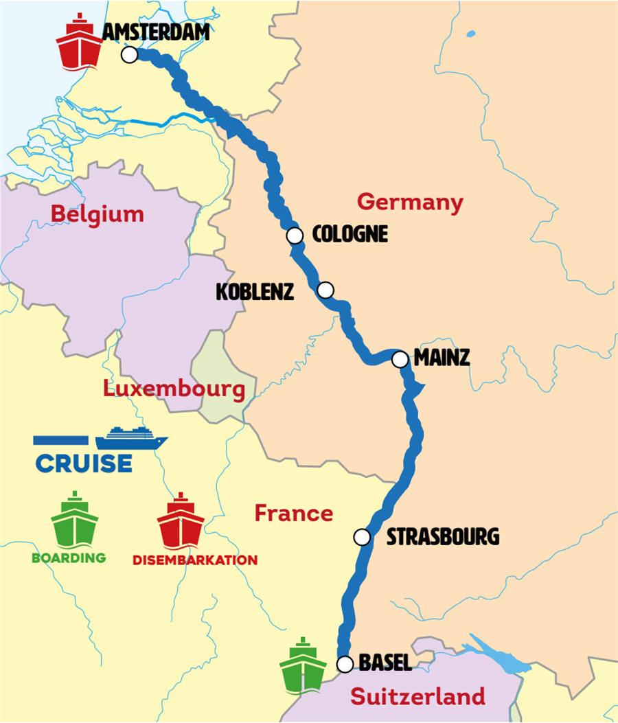 Tour | Treasures of the Rhine from Basel Crucevita Main Cabin ...