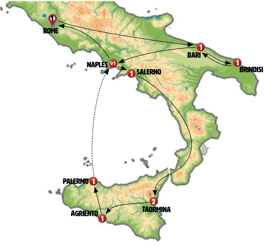 Tour | Beautiful Puglia, Southern Italy and Sicily | Europamundo | 31353