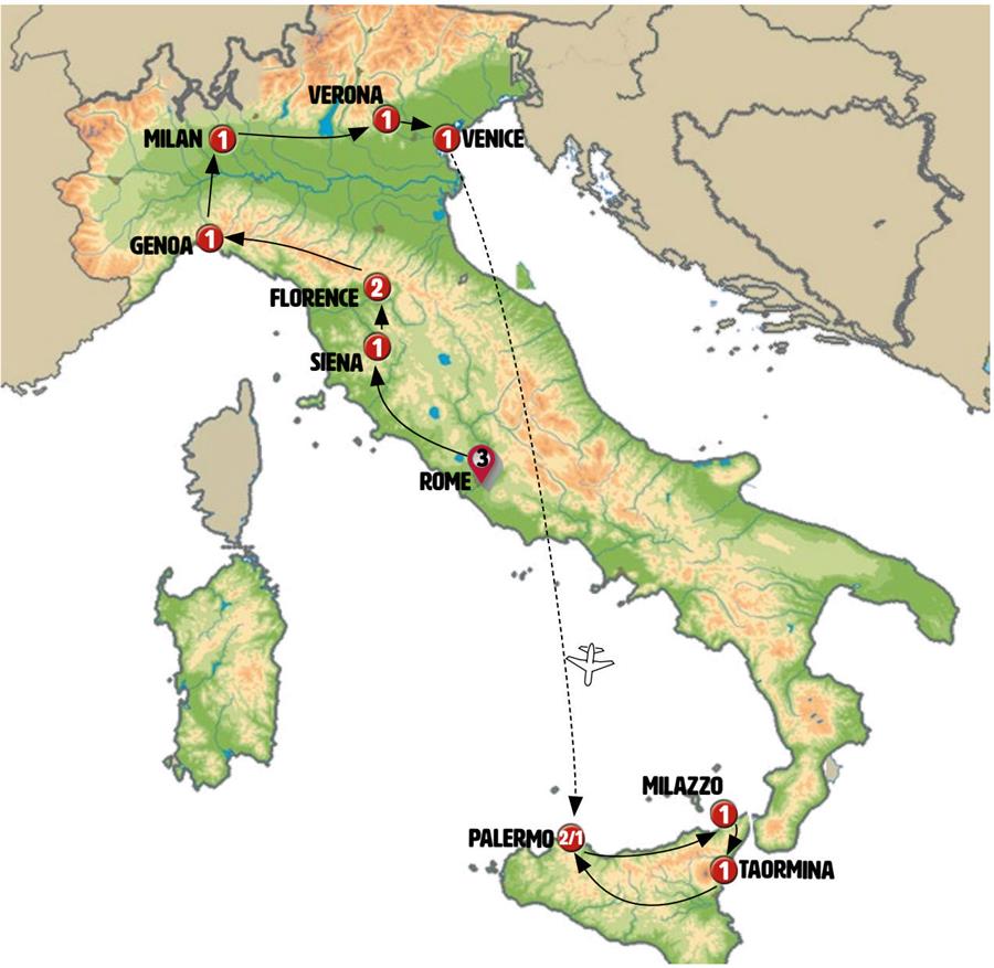 Tour | Tutta Italia and Sicily with Aeolian Islands | Europamundo | 31365