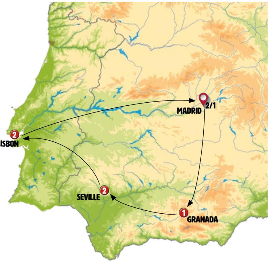Tour | Iberian Ring (without Alhambra) | Europamundo | 31399