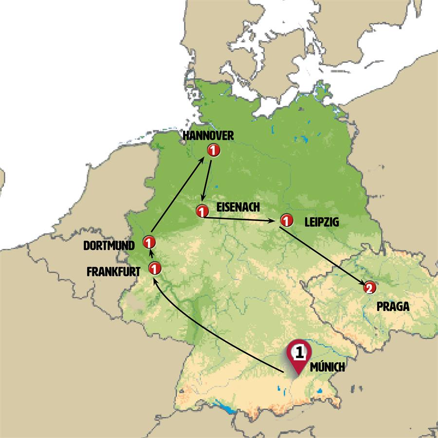 De Baviera a Praga 2025 - Europa Central