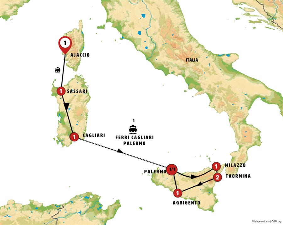 Islas de Ensueño: Córcega, Cerdeña y Sicilia al Completo'25-E.Mediterránea