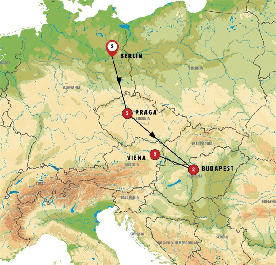 Berlin, Praga, Budapest y Viena 2026 - Europa Central